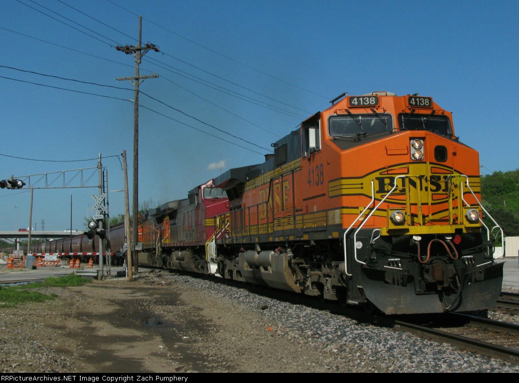 Southbound BNSF Loaded Grain Train